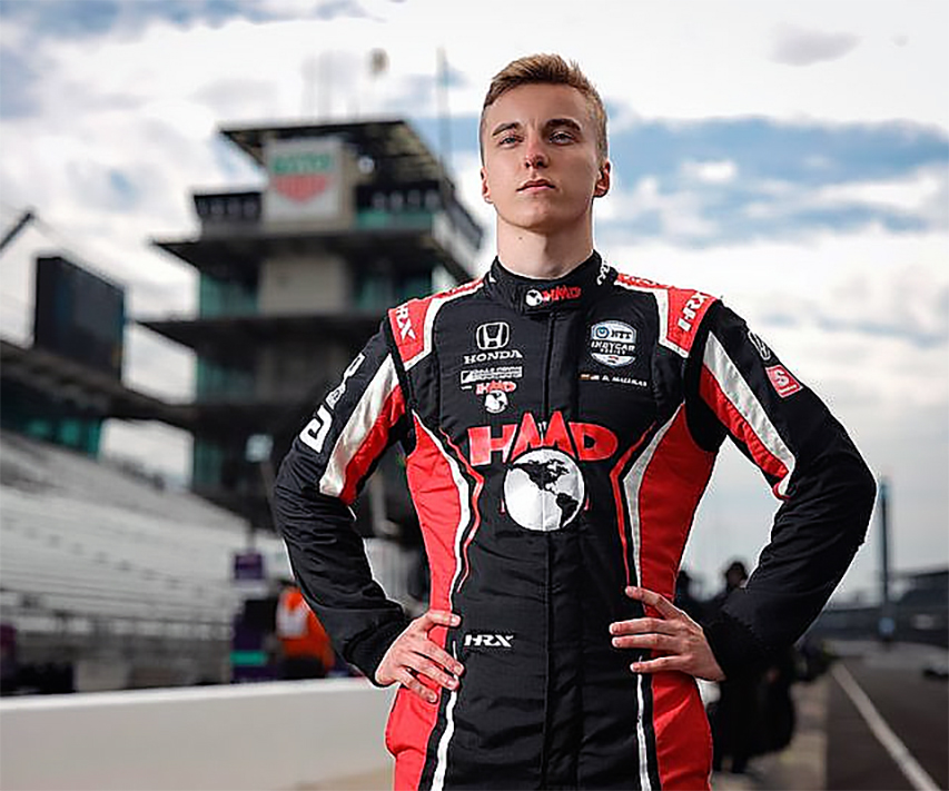 David Malukas Teaches Some IndyCar Stars his Name