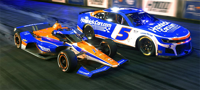 Rick Hendrick & Kyle Larson on Hendrick 1100