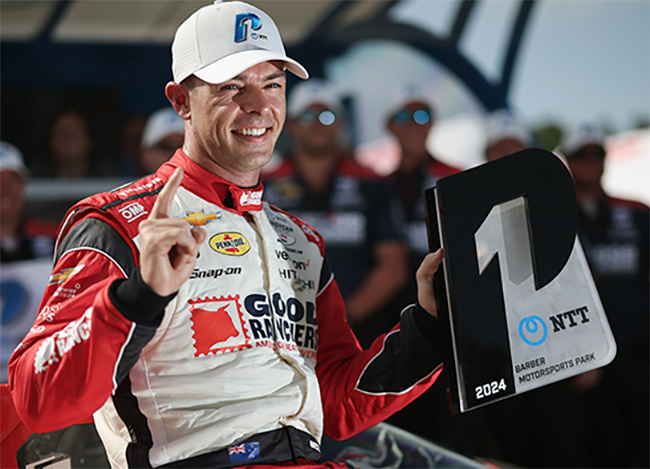 Scott McLaughlin Gets His First Oval Win in Iowa